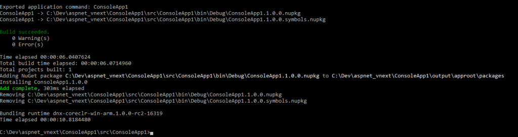 ASP.NET vNext on a Raspberry PI – timdows