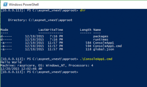 ASP.NET vNext on a Raspberry PI – timdows