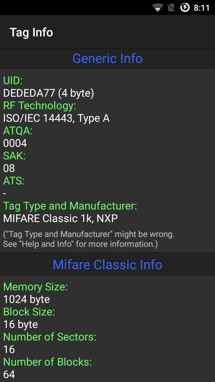 Using a mobile phone to clone a MIFARE card – timdows