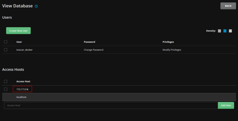 Traccar in a docker container with MySQL under DirectAdmin – timdows